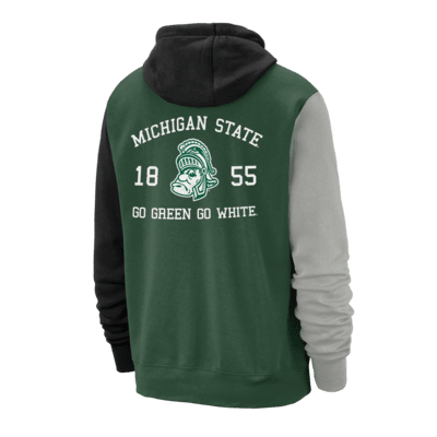 Michigan State Club Fleece Men's Nike College Hoodie. Nike.com