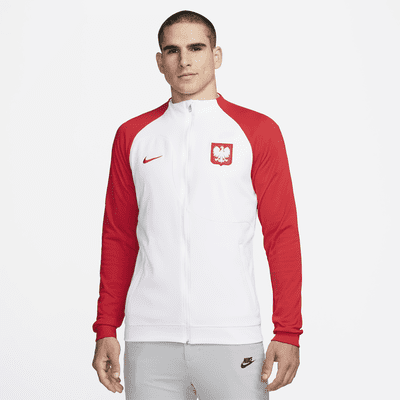 Poland Academy Pro Men's Knit Football Jacket. Nike UK