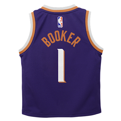 Devin Booker Phoenix Suns Icon Edition Little Kids' Nike NBA Swingman ...