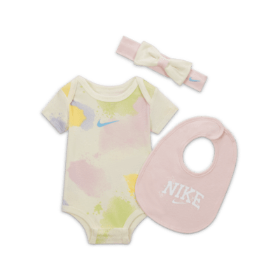 Nike Headband, Bib and Bodysuit Box Set driedelige babyset (3-6 maanden). Nike NL