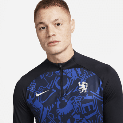 Chelsea F.C. Strike Men's Nike Dri-FIT Football Drill Top. Nike CZ