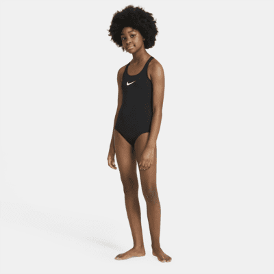 Nike Essential Older Kids' (Girls') Racerback 1-Piece Swimsuit. Nike UK