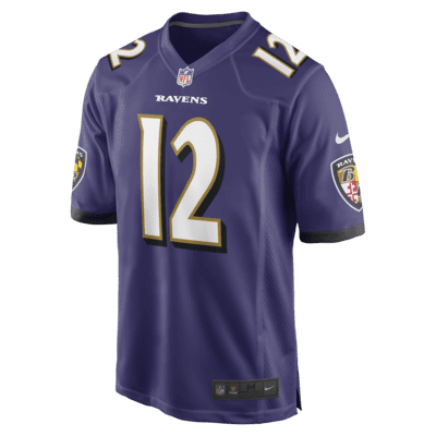 NFL Baltimore Ravens (Rashod Bateman) Men's Game Football Jersey. Nike.com