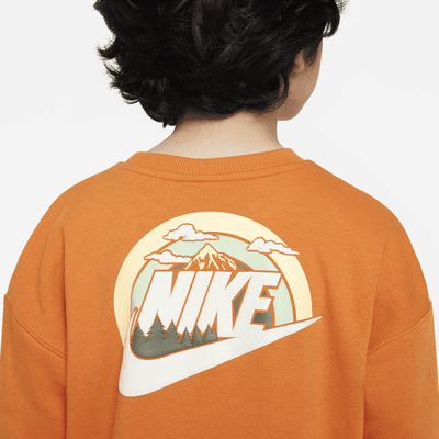 Conjunto de dos piezas para niños talla pequeña Nike Snow Day Fleece Crew Set. Nike.com