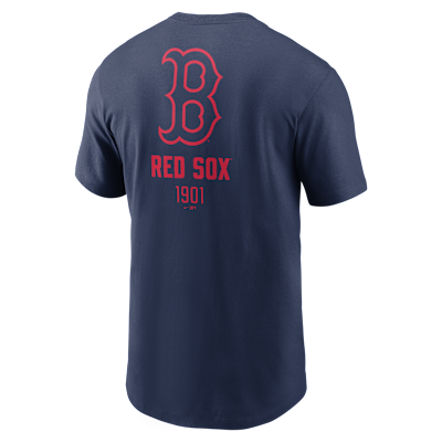 Playera Nike de la MLB para hombre Boston Red Sox Large Logo Back Stack ...