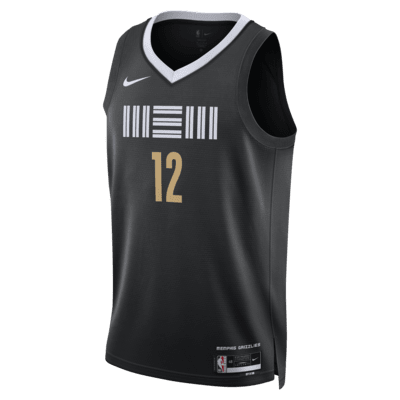 Ja Morant Memphis Grizzlies City Edition 2023/24 Men's Nike Dri-FIT NBA ...