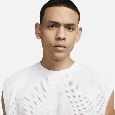 Nike Sportswear Tech Pack Men's Engineered Knit Sleeveless Top. Nike AT