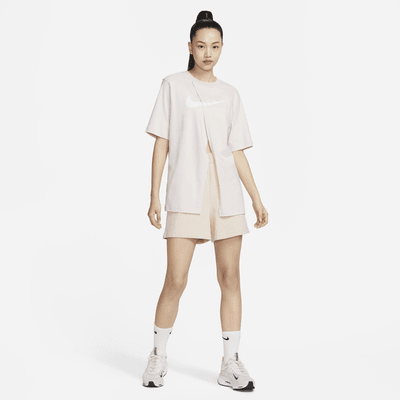 Nike Sportswear Collection Women's Oversized Slit Short-Sleeve Top. Nike ID