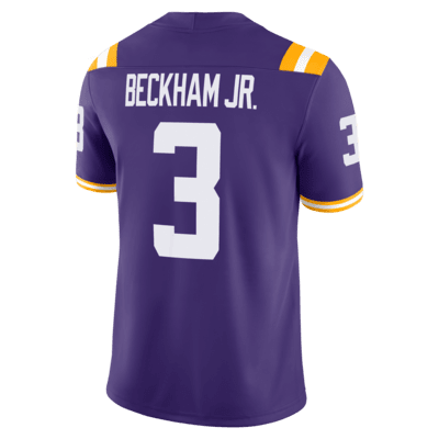 Odell Beckham Jr LSU Tigers Men’s Nike Dri-FIT College Game Jersey ...