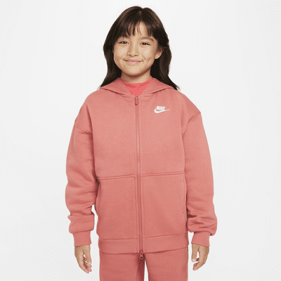 Nike Sportswear Club Fleece extragroßer Hoodie mit durchgehendem ...