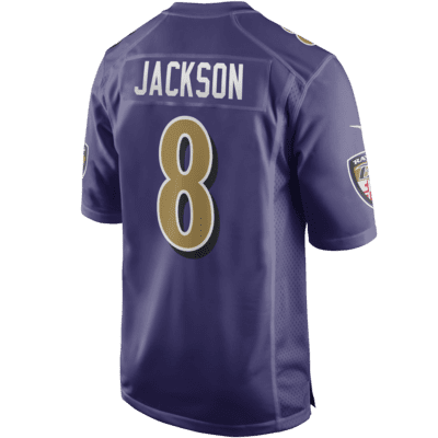 NFL Baltimore Ravens (Lamar Jackson) Men's Game Football Jersey. Nike.com