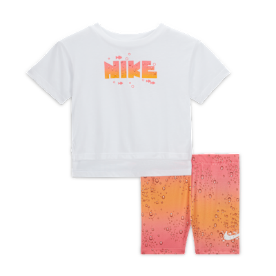 Nike Coral Reef Tee and Shorts Set Baby 2-piece Dri-FIT Set. Nike IE
