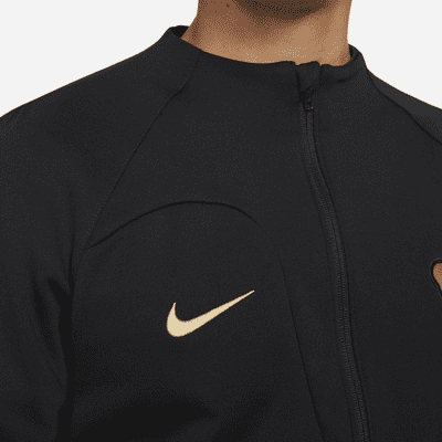 Pumas UNAM Academy Pro Men's Full-Zip Knit Football Jacket. Nike AE