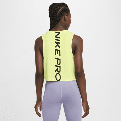 Nike Pro Girls' Dri-FIT Training Tank Top. Nike.com