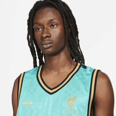 LeBron x Liverpool F.C. Men's Dri-FIT DNA Basketball Jersey. Nike BE