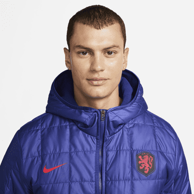 Netherlands Men's Nike Fleece-Lined Hooded Jacket. Nike NL