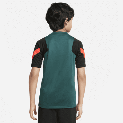 Playera de fútbol de manga corta para niños talla grande Liverpool FC Strike. Nike.com
