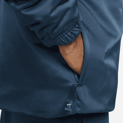 Nike Solo Swoosh Men's Satin Anorak Jacket. Nike NZ