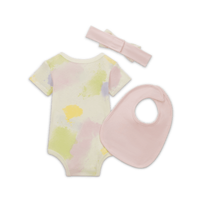 Nike Headband, Bib and Bodysuit Box Set driedelige babyset (3-6 maanden). Nike NL