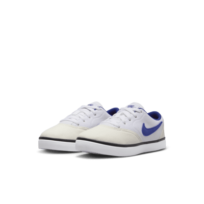 Nike SB Check Canvas Younger Kids' Skate Shoes. Nike SG