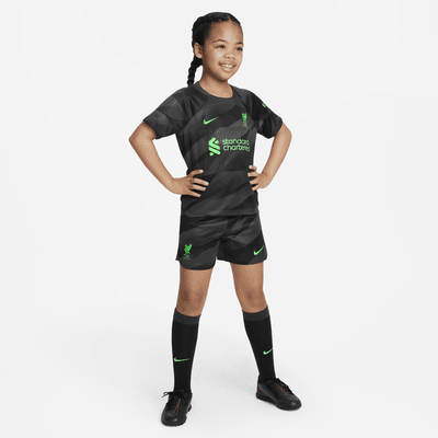 Liverpool F.C. 2023/24 Goalkeeper Younger Kids' Nike Dri-FIT 3-Piece ...