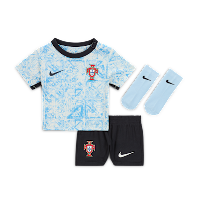 Portugal 2024 Stadium Away Baby/Toddler Nike Football Replica 3-Piece ...