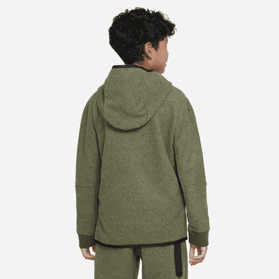 Nike Sportswear Tech Fleece Older Kids' (Boys') Winterized Full-Zip Hoodie. Nike CH