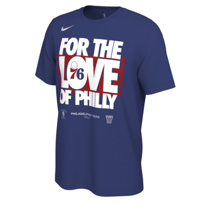 Playera Nike NBA Playoff Mantra 2023 para hombre Philadelphia 76ers ...