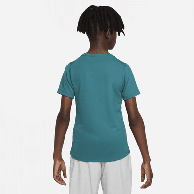 Nike Dri-FIT Miler Older Kids' (Boys') Short-Sleeve Training Top. Nike PH
