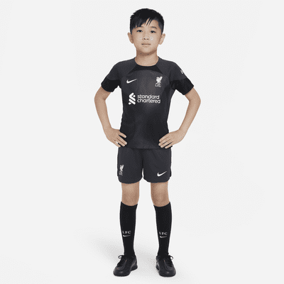 Divisa da calcio Nike Liverpool FC 2022/23 Goalkeeper – Bambini. Nike CH