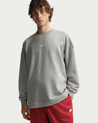 Nike Sportswear Club Men's Oversized French-Terry Crew-Neck Sweatshirt ...
