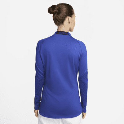 Chelsea F.C. Strike Women's Nike Dri-FIT Football Drill Top. Nike CH