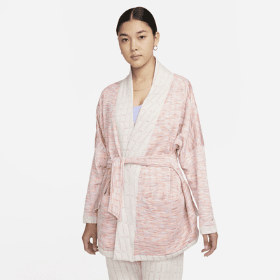 Nike Yoga Therma-FIT Luxe Jacquard-Oberteil für Damen. Nike CH