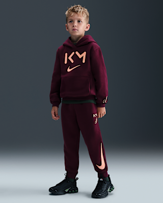 Kylian Mbappé Little Kids 'Fleece Pullover Hoodie and Pants Set. Nike.com