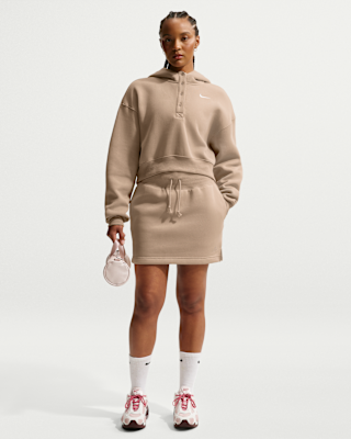Nike Sportswear Phoenix Fleece Women's High-Waisted Slim Mini Skirt ...