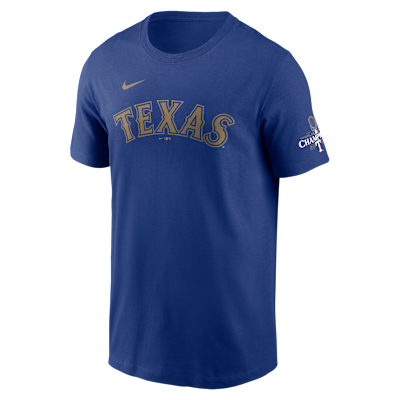 Playera Nike de la MLB para hombre Texas Rangers 2023 World Series ...