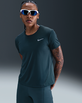 Playera de running de manga corta para mujer Nike Miler. Nike MX