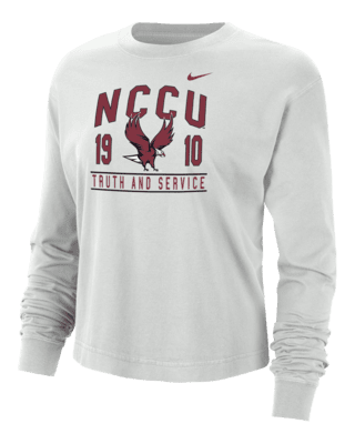 North Carolina Central Women's Nike College Boxy Long-Sleeve T-Shirt ...
