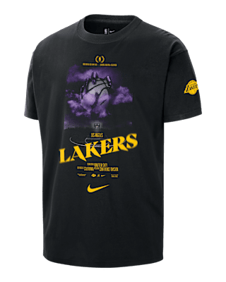 Los Angeles Lakers Courtside Men's Nike NBA T-Shirt. Nike SG