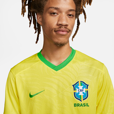 Brazil 2023 Stadium Home Men's Nike Dri-FIT Football Shirt. Nike NL