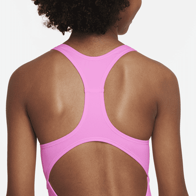 Nike Essential Older Kids' (Girls') Racerback 1-Piece Swimsuit. Nike UK