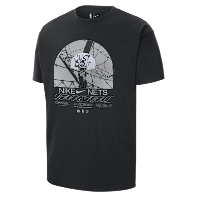 Brooklyn Nets Courtside Max90 Men's Nike NBA T-Shirt. Nike UK