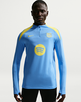 F.C. Barcelona Strike Fourth Men's Nike Dri-FIT Knit Drill Top. Nike HR