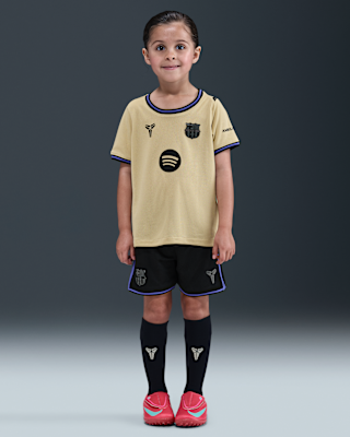 F.C. Barcelona 2025/26 Stadium Away Younger Kids' Kobe Football Replica ...