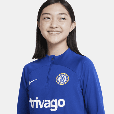 Chelsea F.C. Academy Pro Older Kids' Nike Dri-FIT Football Drill Top. Nike NL