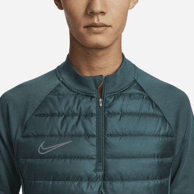 Nike Academy Winter Warrior Men's Therma-FIT 1/2-Zip Soccer Top. Nike JP