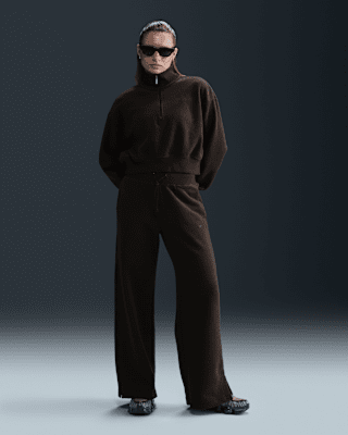 Nike Sportswear Phoenix Plush Women's High-Waisted Wide-Leg Cosy Fleece ...