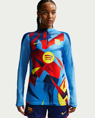 FC Barcelona Strike Fourth Women's Nike Dri-FIT Football Pre-Match ...