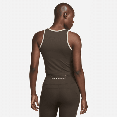 Nike Air Dri-FIT Women's 1/2-Zip Running Tank Top. Nike LU