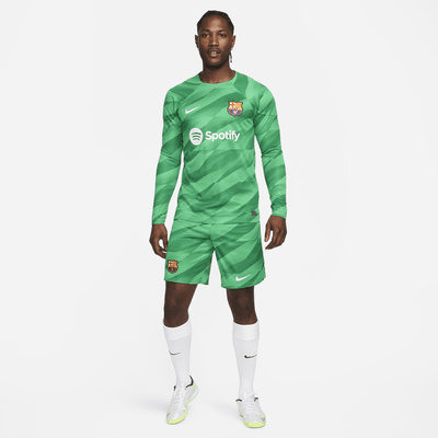 F.C. Barcelona 2023/24 Stadium Goalkeeper Men's Nike Dri-FIT Football Shorts. Nike DK
